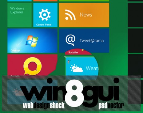 Trident Design – Windows 8 Metro GUI Pack