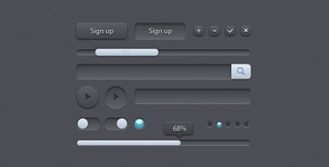 Trident Design – Grey UI Kit