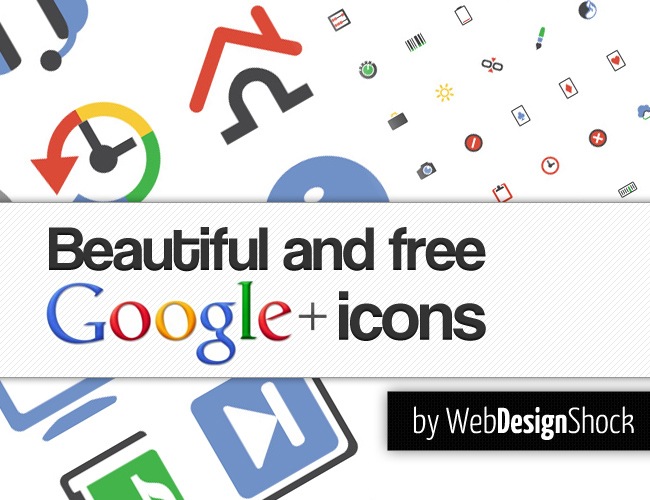 Trident Design – Google+ Style Icon Set