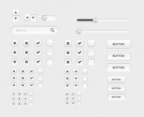 Trident Design – Silver UI Kit