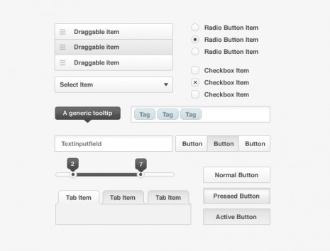 Trident Design – Soft White UI Kit