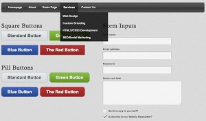 Trident Design – HTML5/CSS3 User Interface Kit